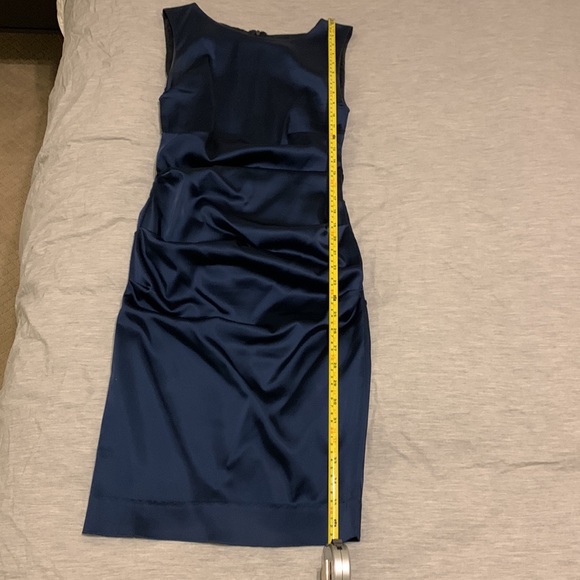 Nicole Miller | Dresses | Nicole Miller Navy Cocktail Dress With ...
